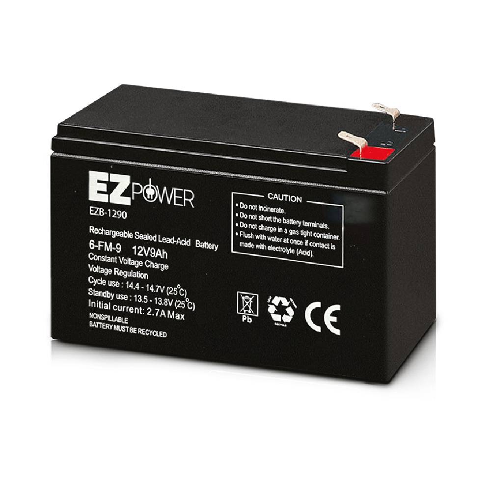 Bateria Para Ups EZ Power EZB-1290 P8748 | 12V Color Negro