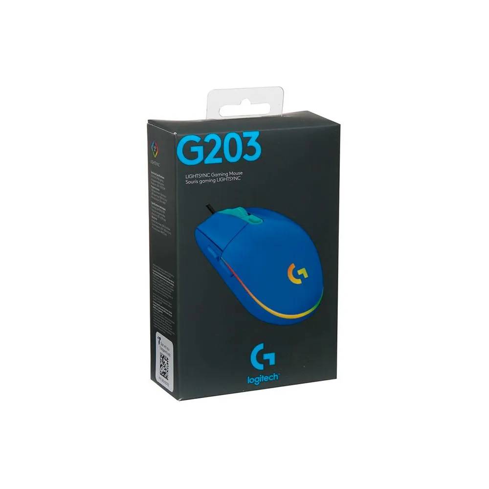 Mouse Gamer Logitech G203 Azul