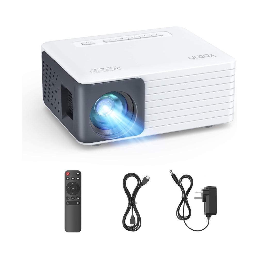 Mini Proyector Yoton Y3 P8889 | 120" 1080P USB Color Blanco