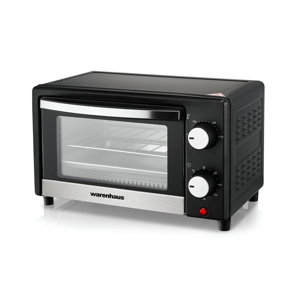 Horno Tostador Warenhaus Electrico Towh-019 P8769 | 1000 Watts Color Negra