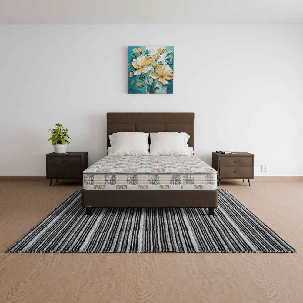 Colchón Chaide Restapedic P88609 | 2 Plazas Color Gris Estampado